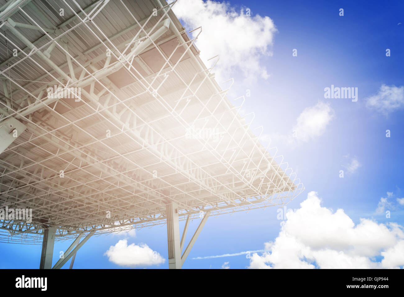 closeup structure of toll collection under construction Stock Photo - Alamy
