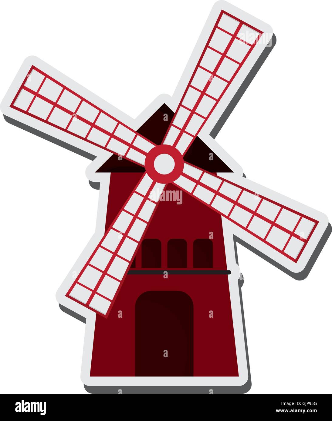 Classic vintage style windmill hi-res stock photography and images - Alamy