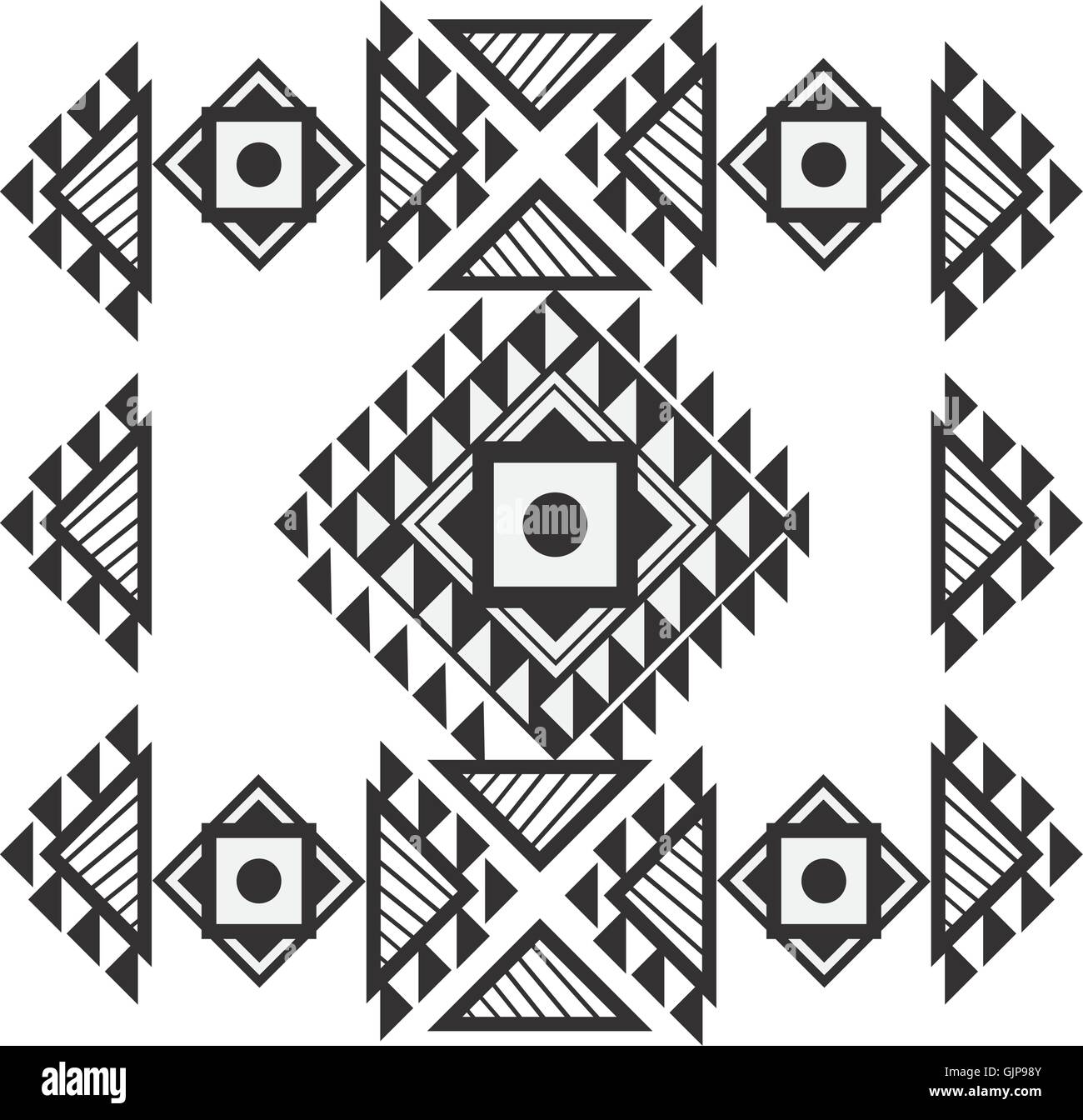 tribal geometric pattern icon Stock Vector Image & Art - Alamy