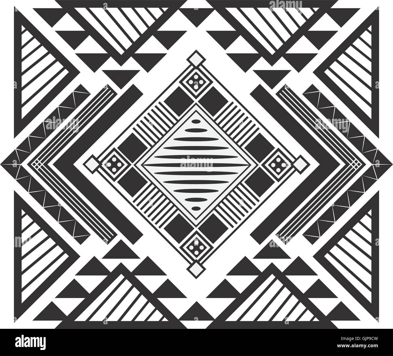 tribal geometric pattern icon Stock Vector Image & Art - Alamy
