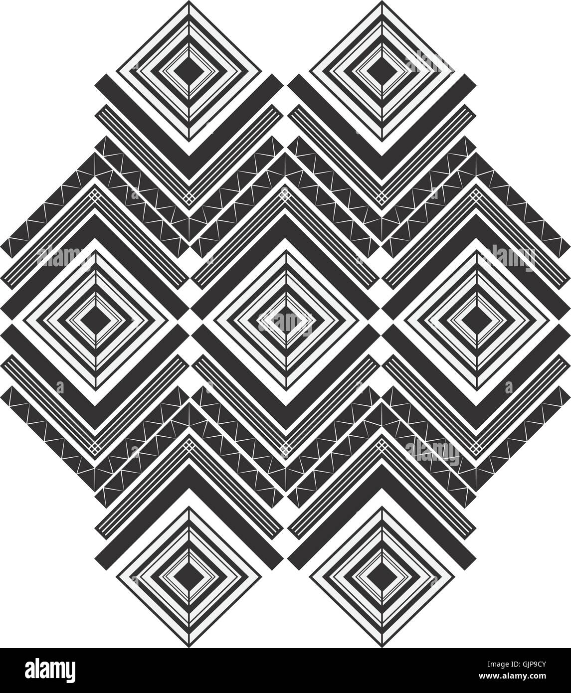 tribal geometric pattern icon Stock Vector Image & Art - Alamy