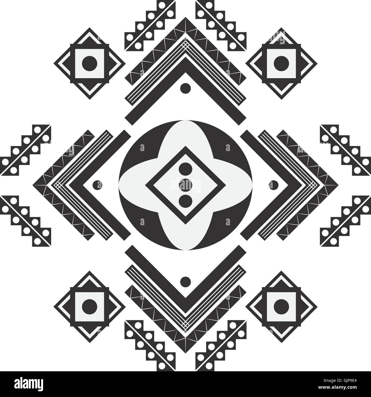 tribal geometric pattern icon Stock Vector Image & Art - Alamy
