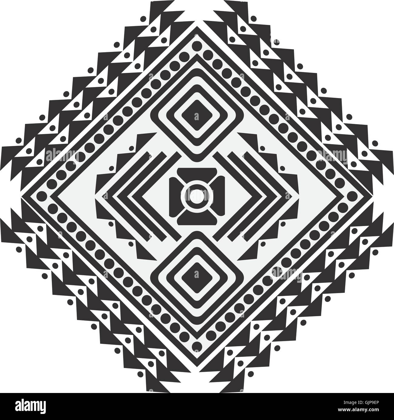 tribal geometric pattern icon Stock Vector Image & Art - Alamy