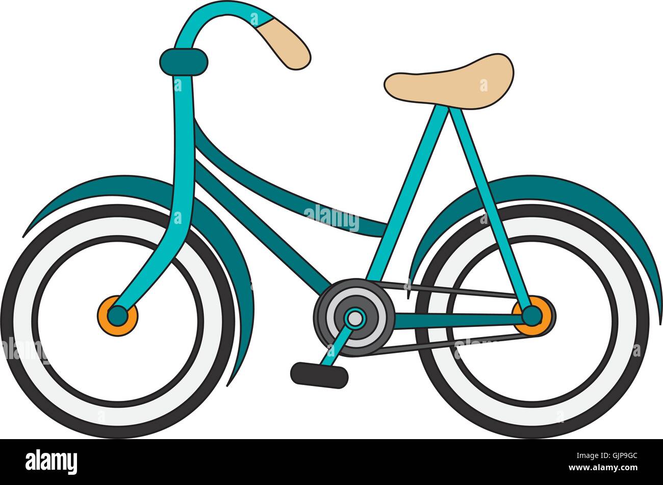 single blue bike icon Stock Vector Image & Art - Alamy
