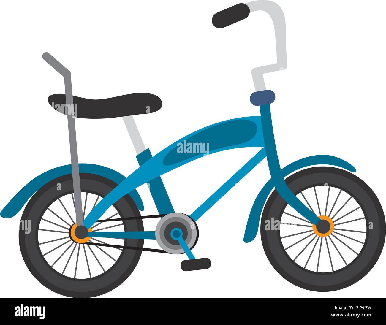 single blue bike icon Stock Vector Image & Art - Alamy