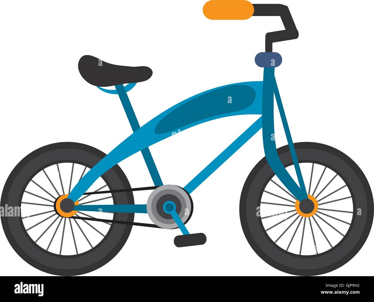 single blue bike icon Stock Vector Image & Art - Alamy