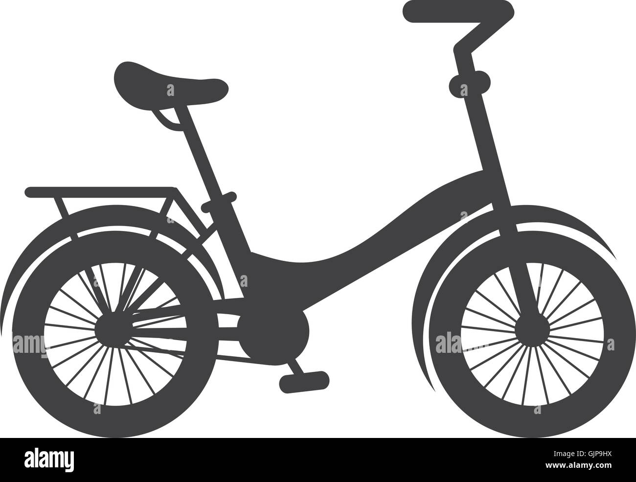 single bike icon Stock Vector Image & Art - Alamy