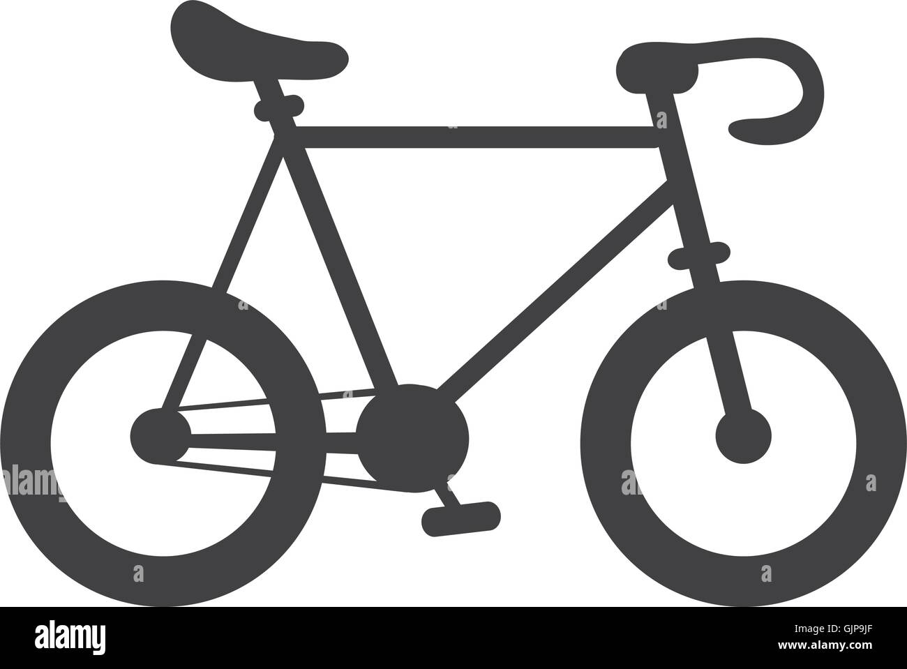 single bike icon Stock Vector Image & Art - Alamy