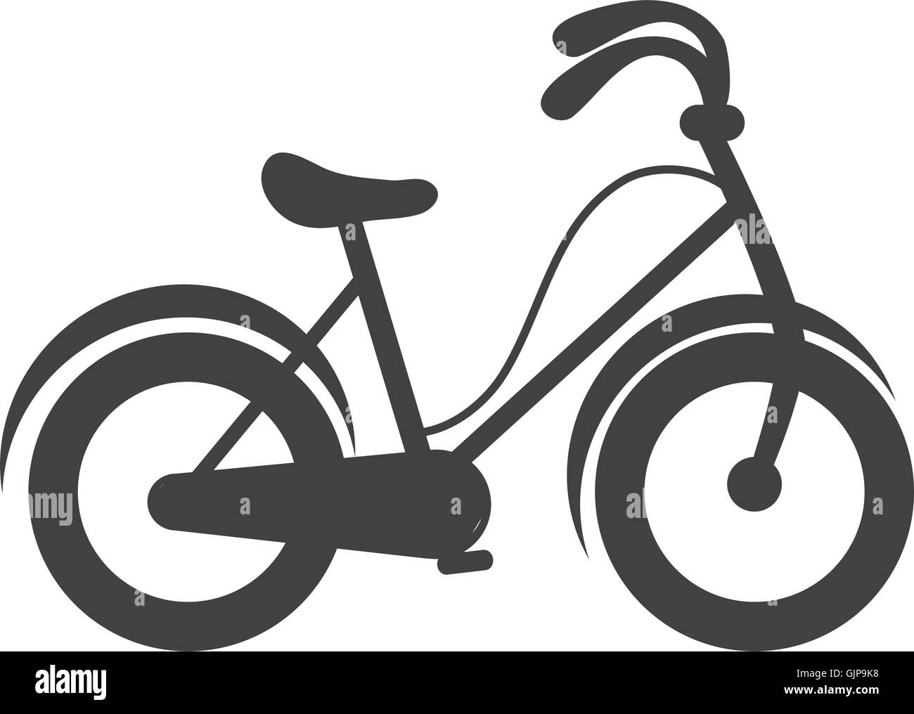 single bike icon Stock Vector Image & Art - Alamy