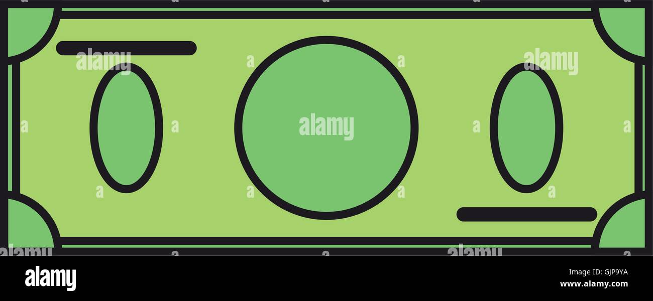 blank dollar bill icon Stock Vector Image & Art - Alamy