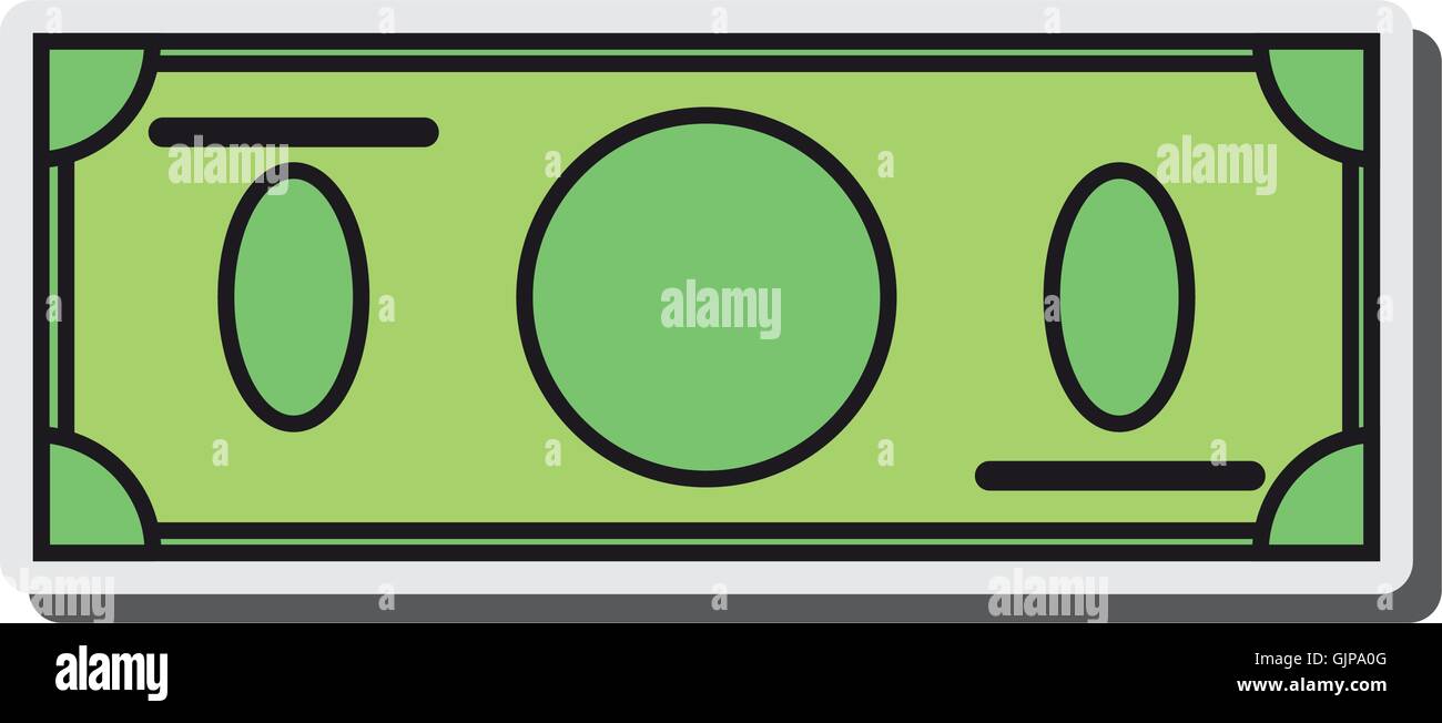 blank dollar bill icon Stock Vector Image & Art - Alamy