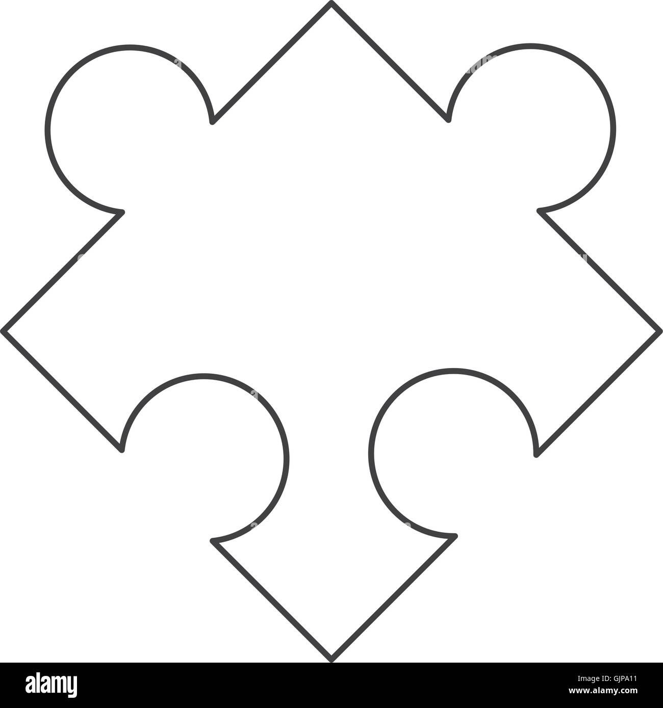 puzzle piece icon Stock Vector Image & Art - Alamy