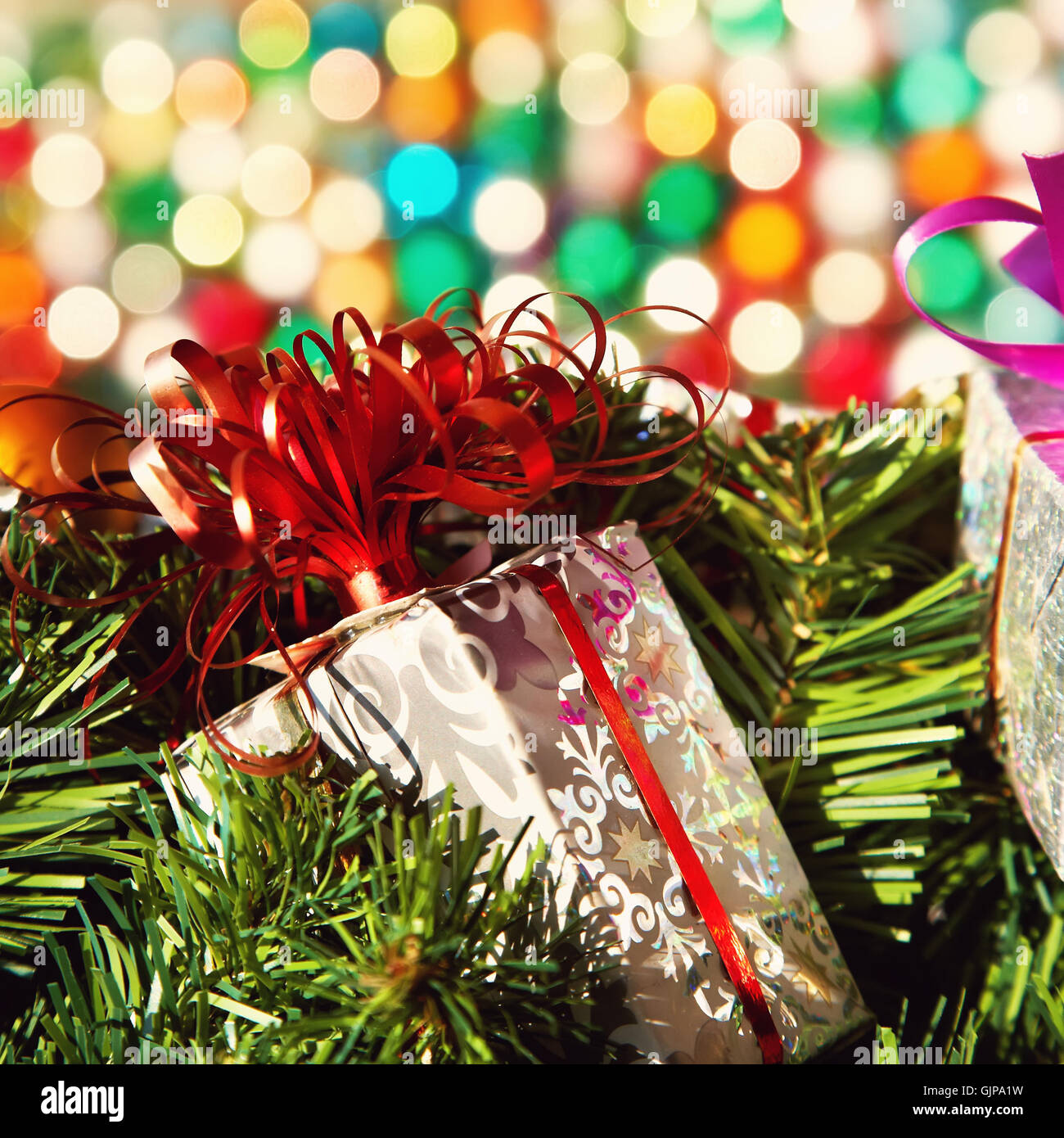 christmas gift box Stock Photo - Alamy