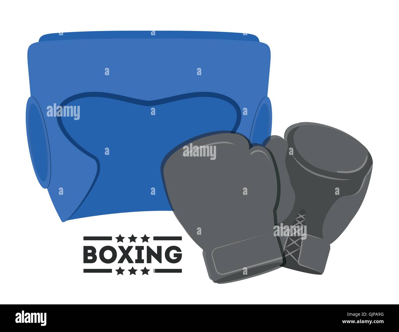 glove helmet boxing sport design Stock Vector Image & Art - Alamy