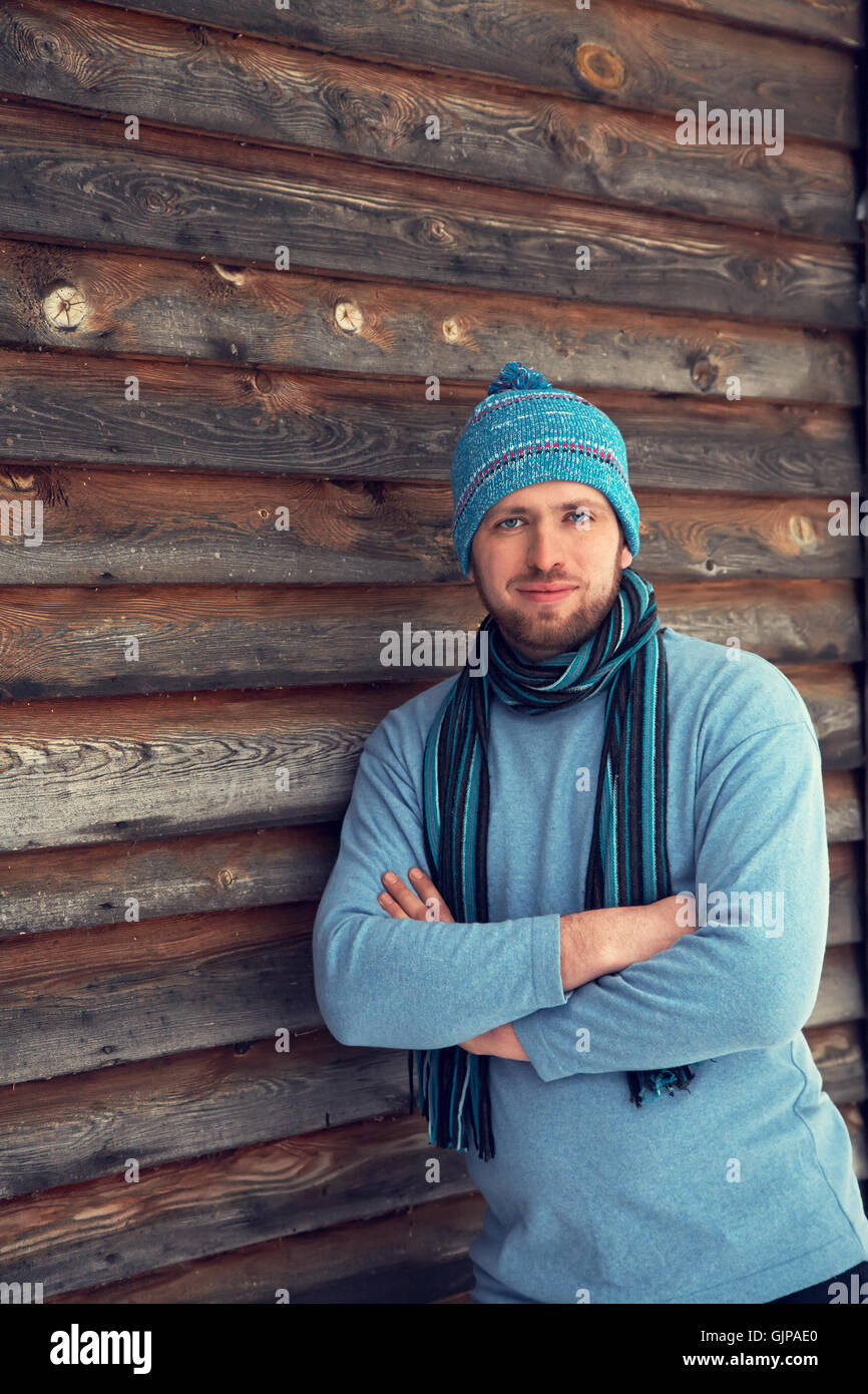 handsome unshaven man Stock Photo - Alamy