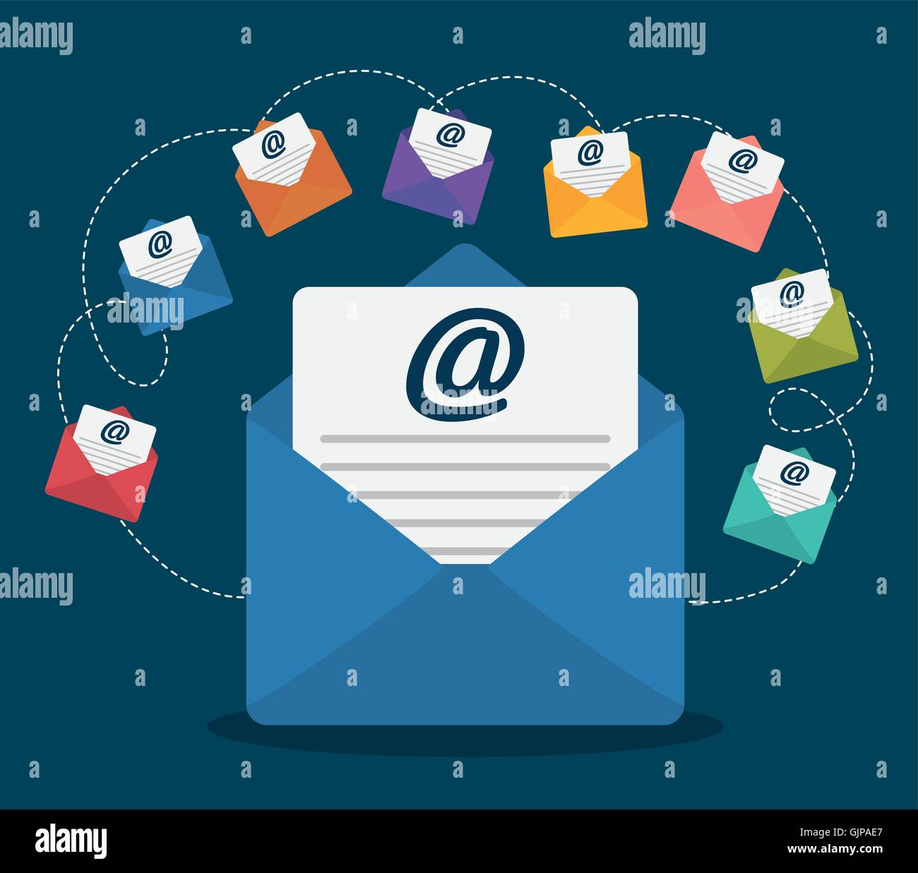 envelope email marketing send design Stock Vector Image & Art - Alamy