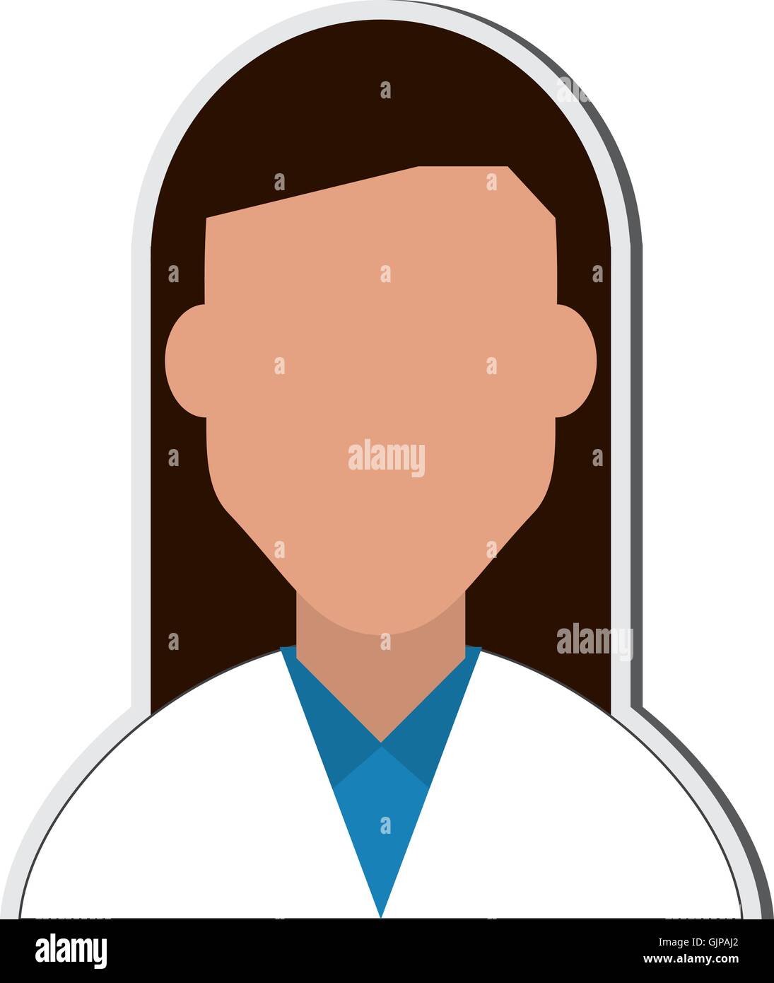 female doctor or medic icon Stock Vector Image & Art - Alamy