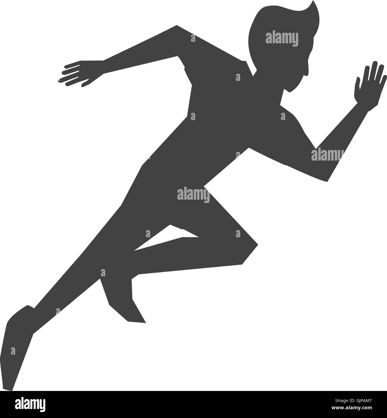 running man icon Stock Vector Image & Art - Alamy