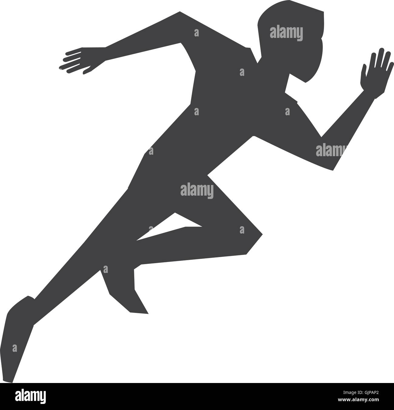 running man icon Stock Vector Image & Art - Alamy