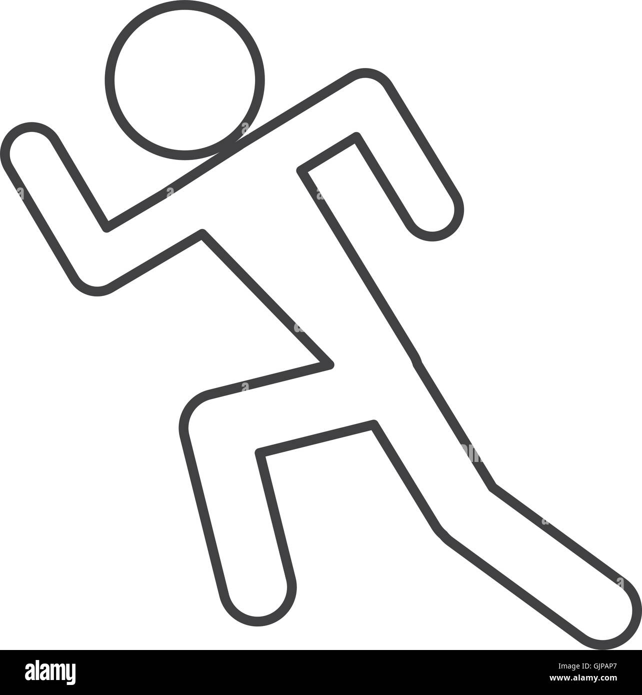 Boy running away Black and White Stock Photos & Images - Alamy