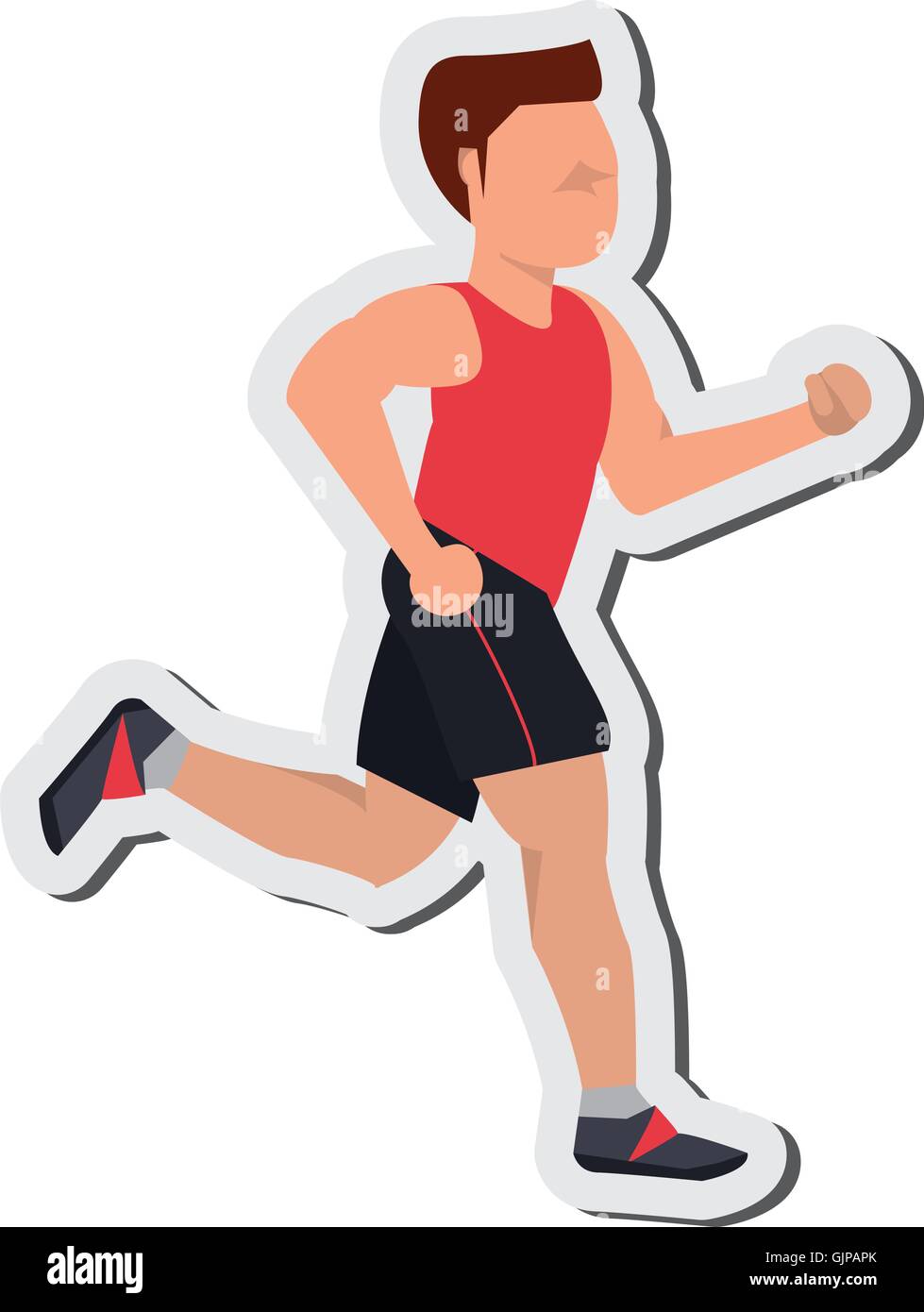 running man icon Stock Vector Image & Art - Alamy