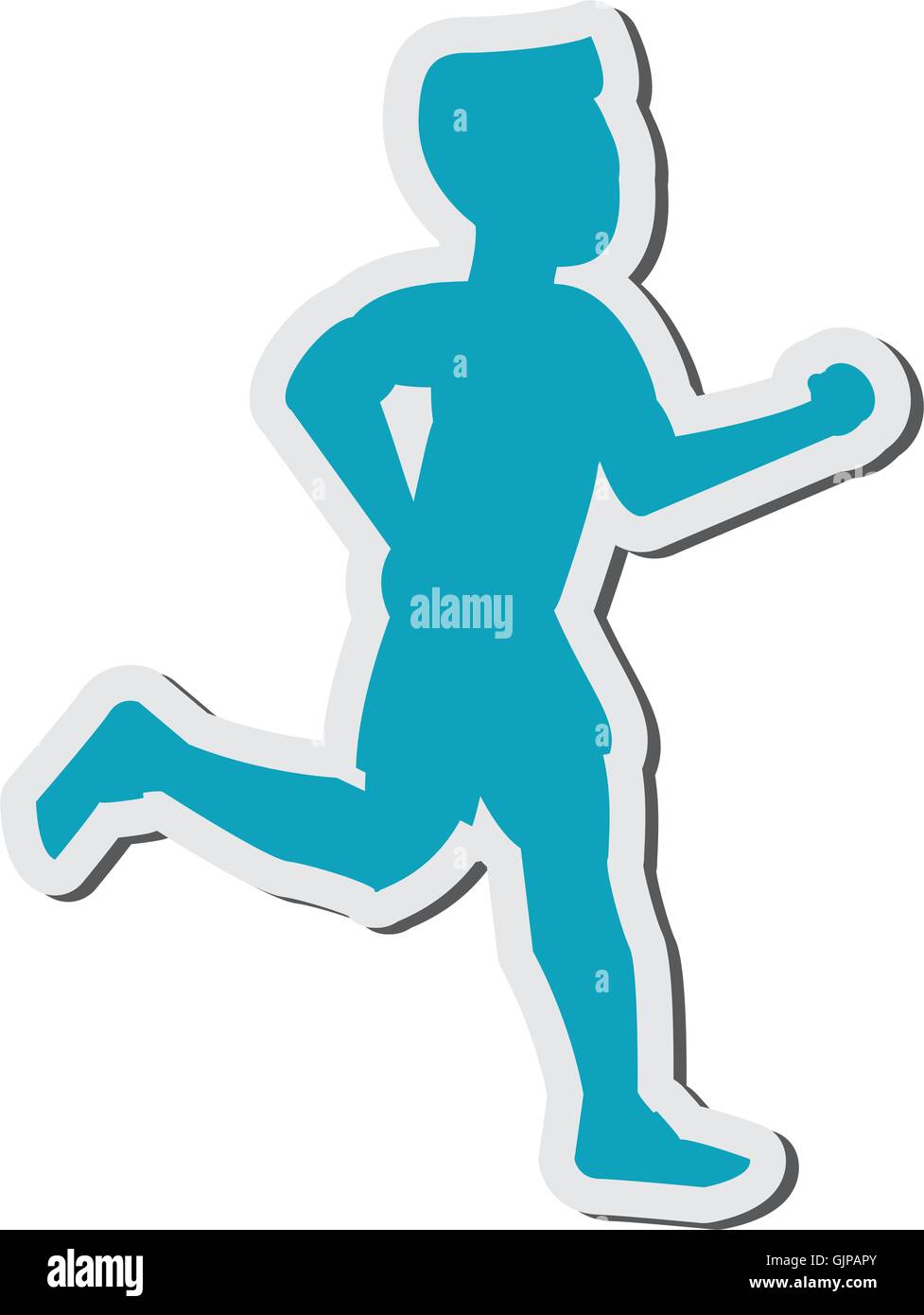 running man icon Stock Vector Image & Art - Alamy