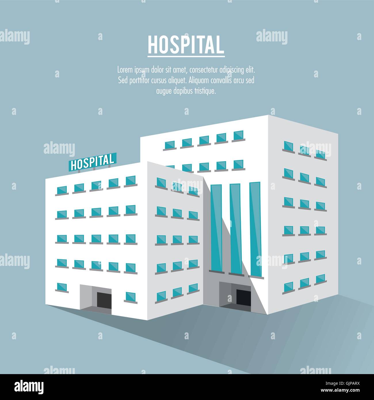 hospital building clinic design Stock Vector Image & Art - Alamy