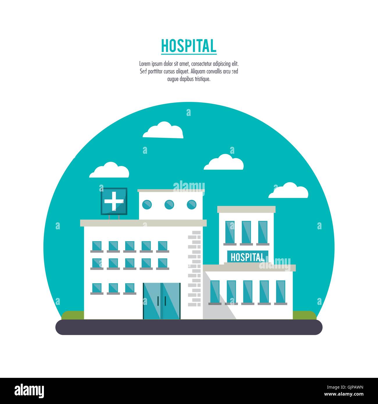 hospital building clinic design Stock Vector Image & Art - Alamy