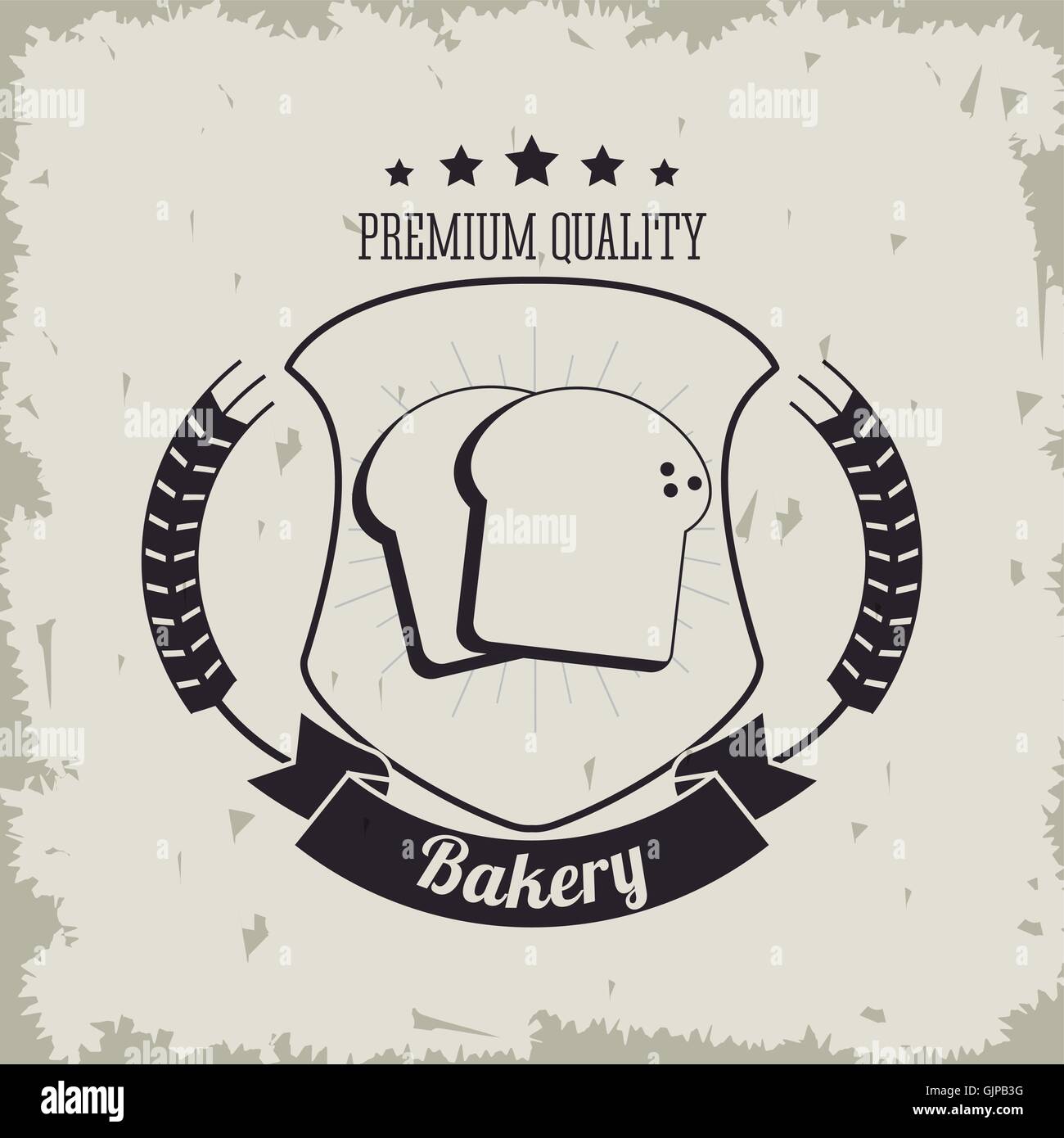 bread shield food bakery design Stock Vector Image & Art - Alamy