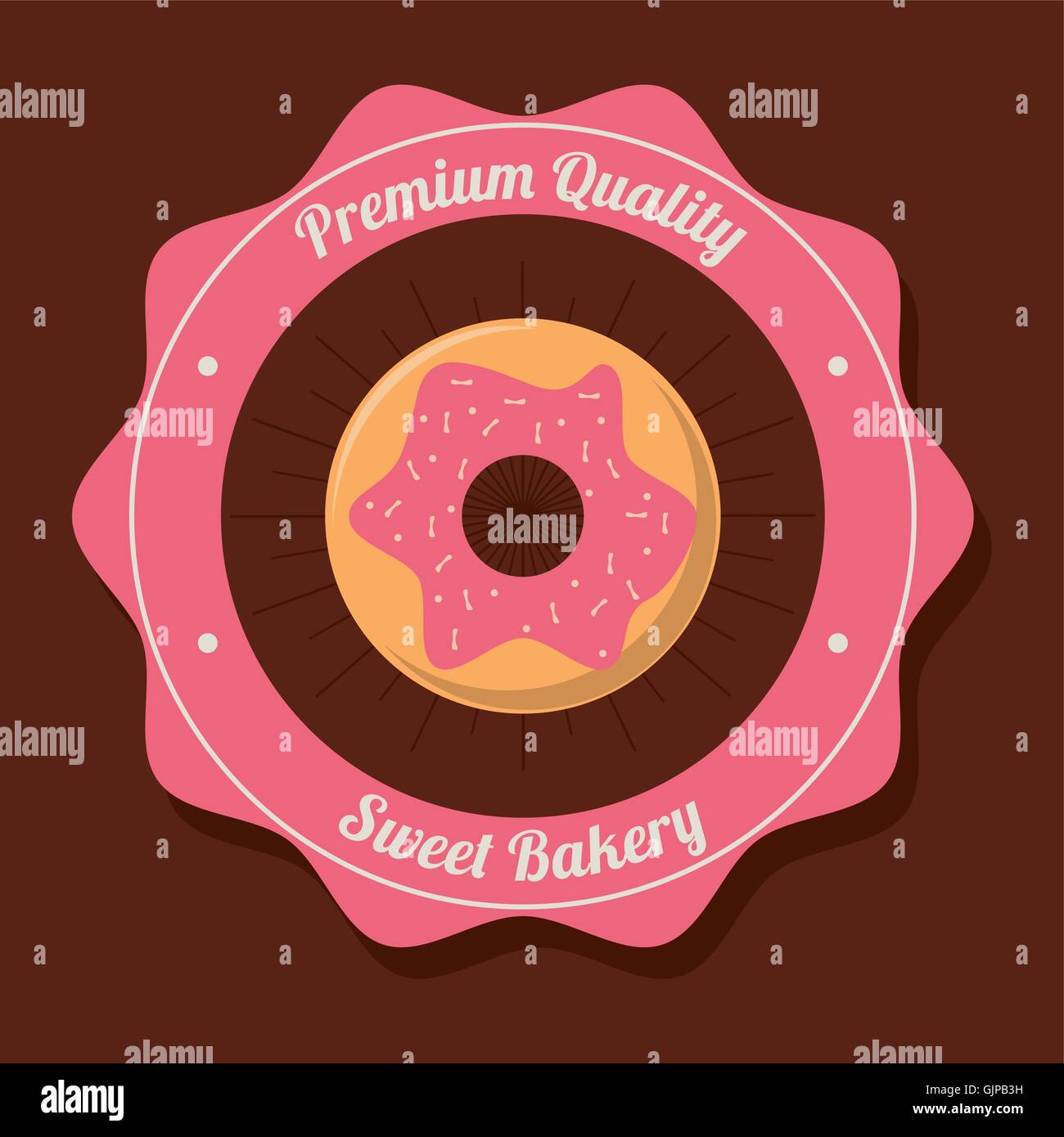 donut food bakery design Stock Vector Image & Art - Alamy