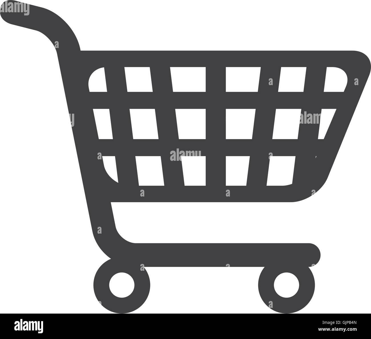 cart supermarket shopping icon vector Stock Vector Image & Art - Alamy