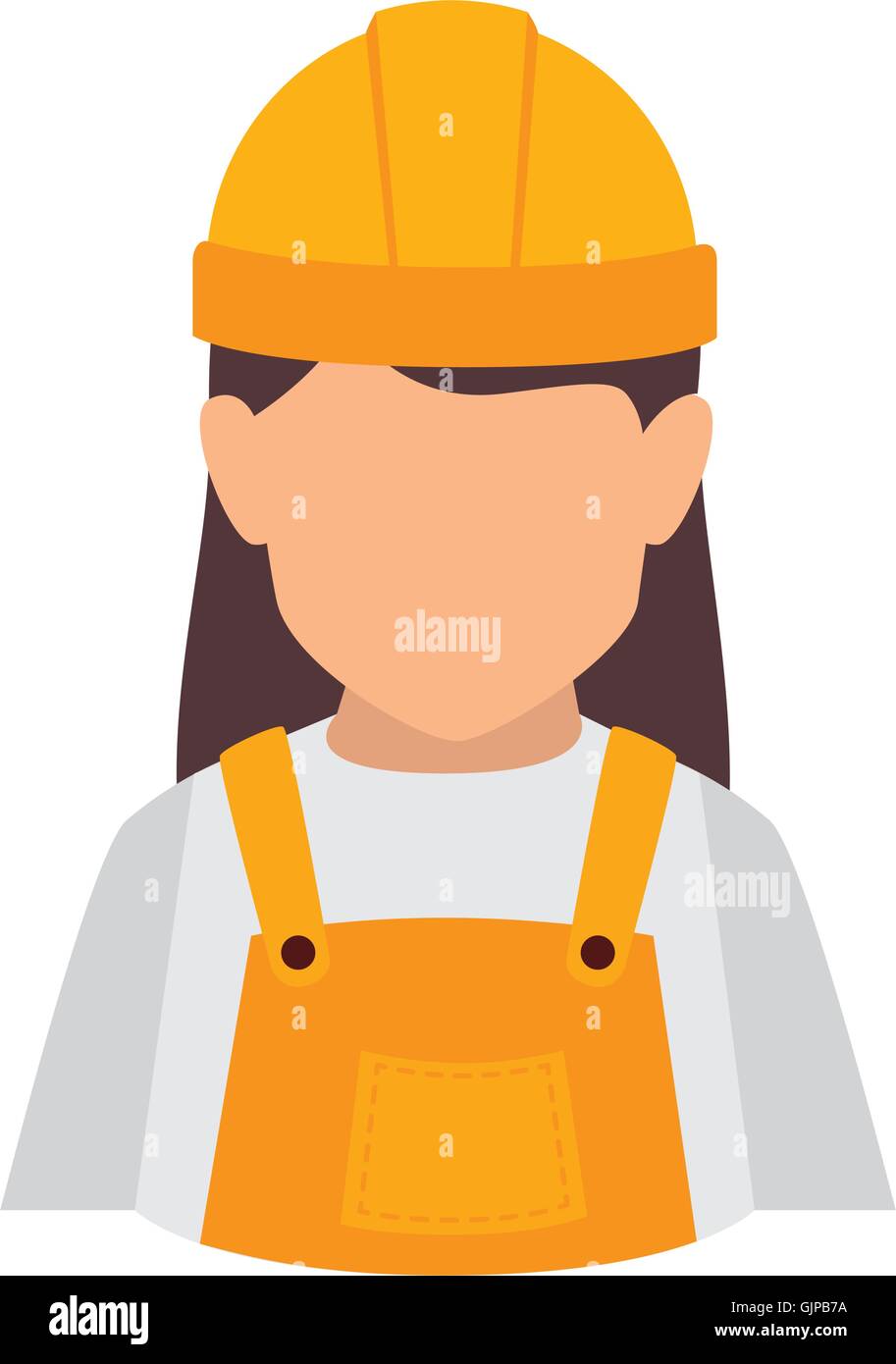 builder construction worker women Stock Vector Image & Art - Alamy