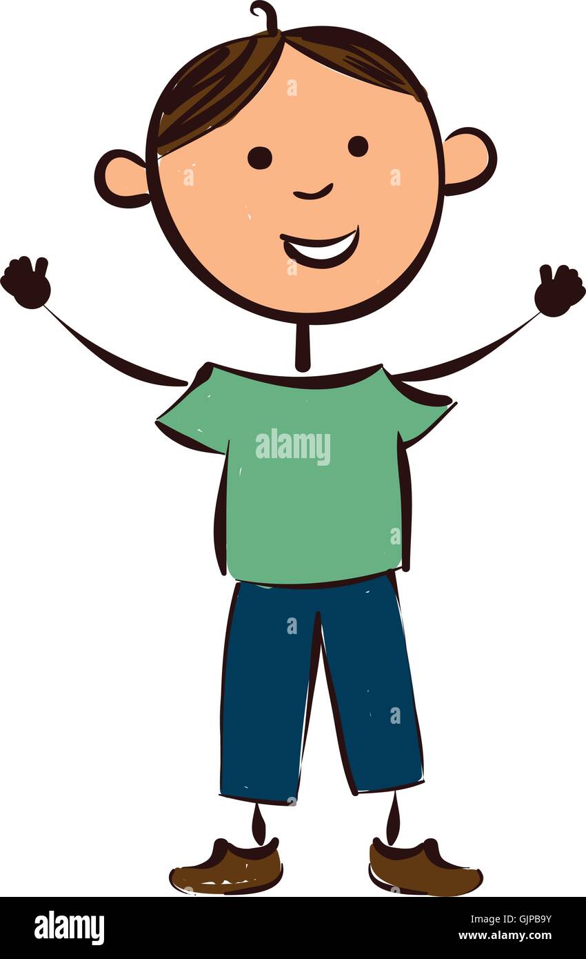 boy smile child Stock Vector Image & Art - Alamy