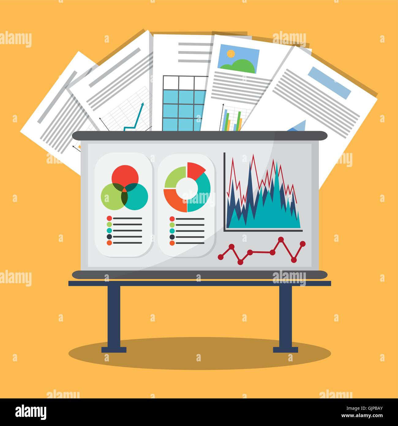Spreadsheet board infographic design Stock Vector Image & Art - Alamy