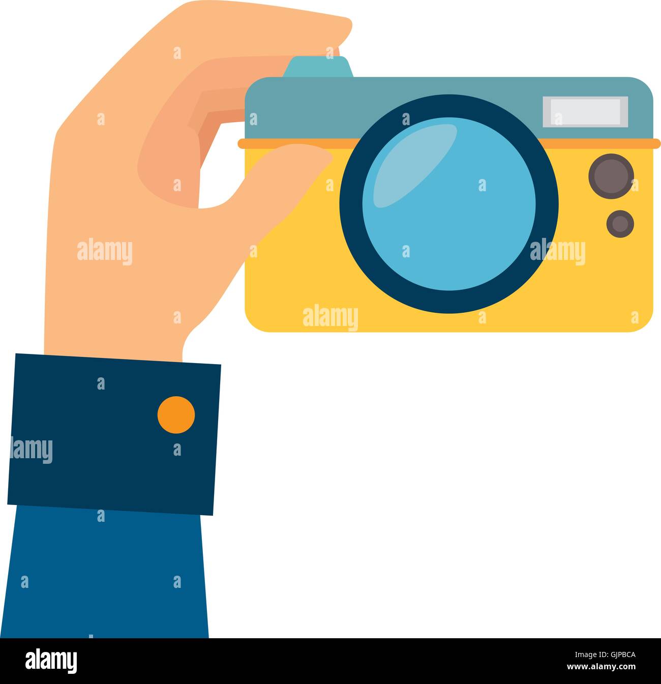 camera digital photography hand Stock Vector Image & Art - Alamy