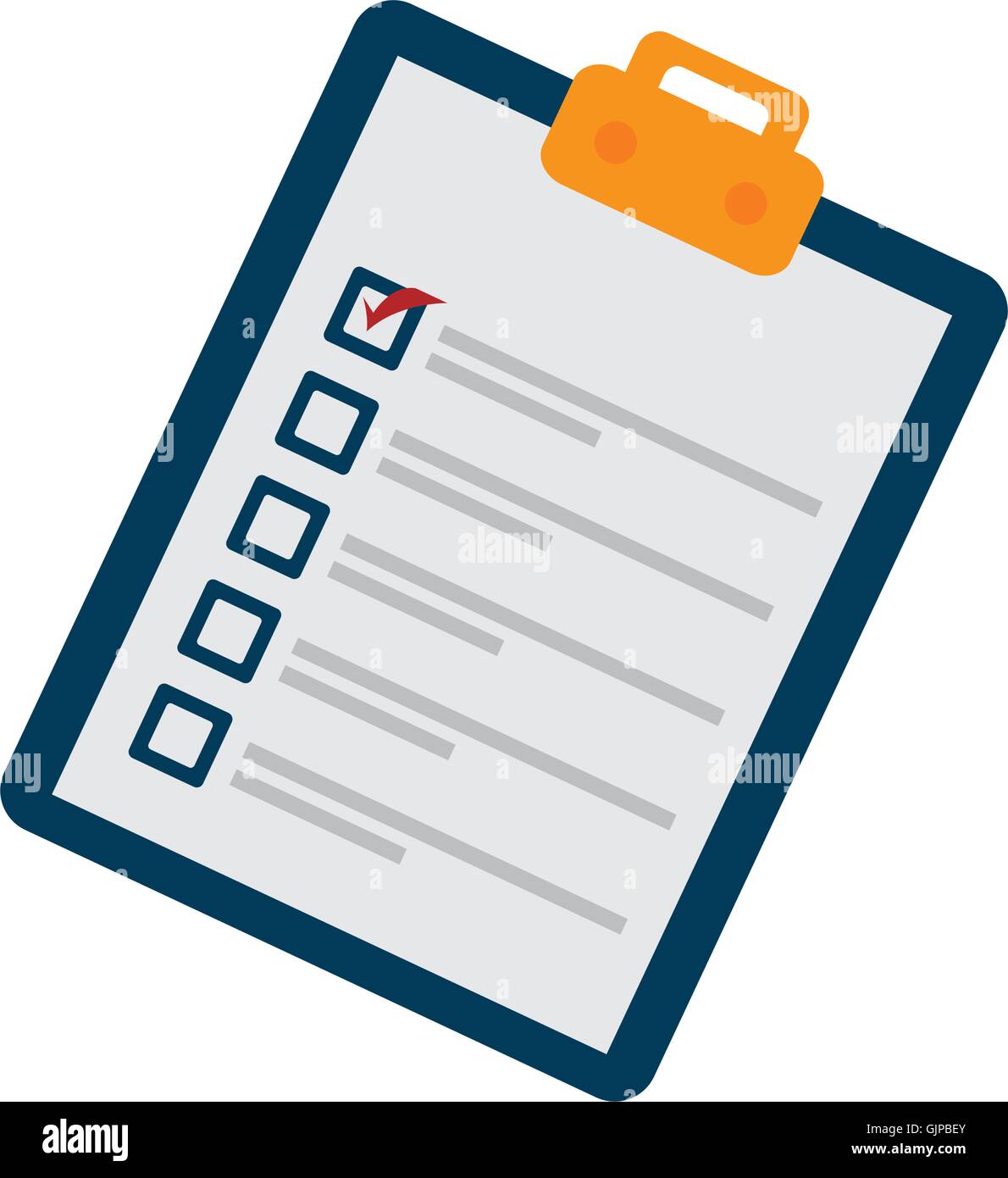 check list paper poll Stock Vector Image & Art - Alamy
