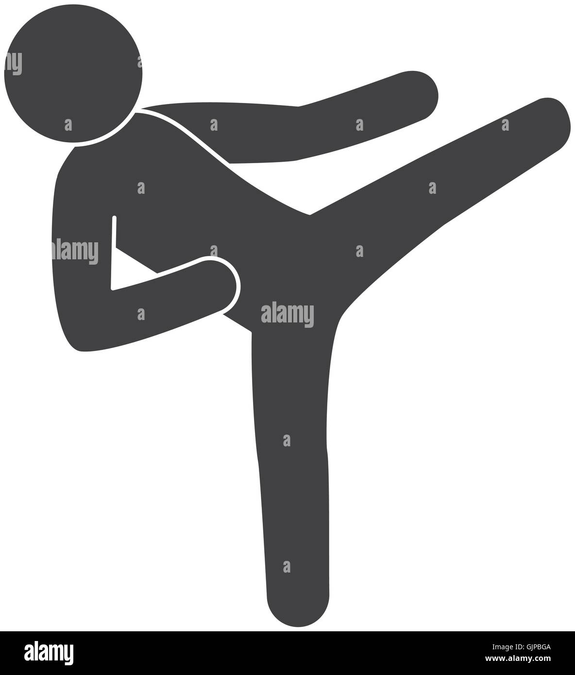 Judo pictogram hi-res stock photography and images - Alamy