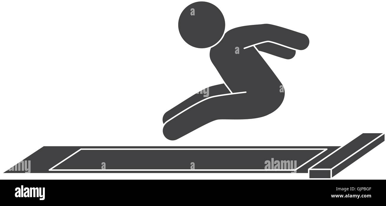 Jump far Stock Vector Images - Alamy