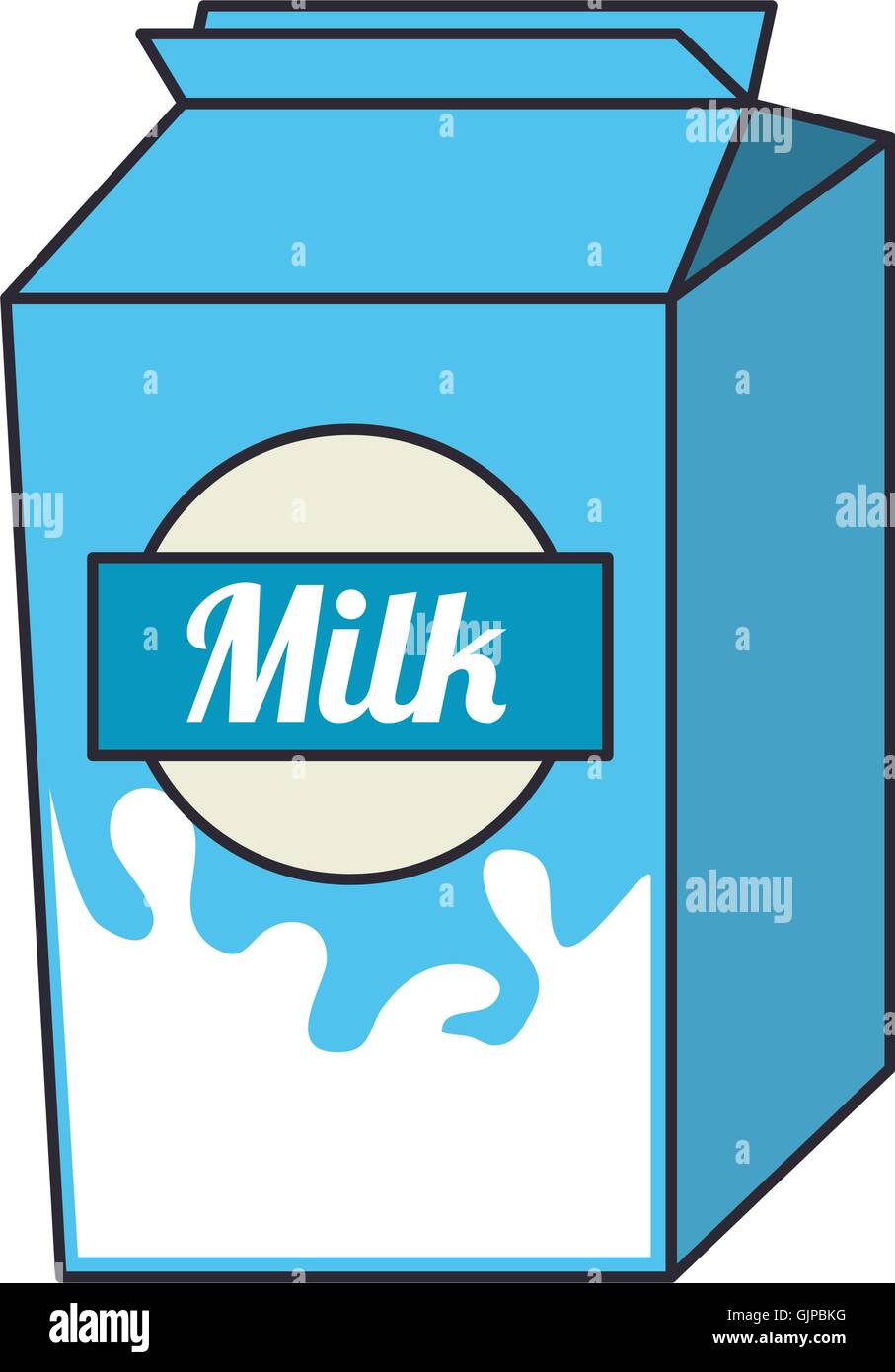 milk box drink Stock Vector Image & Art - Alamy