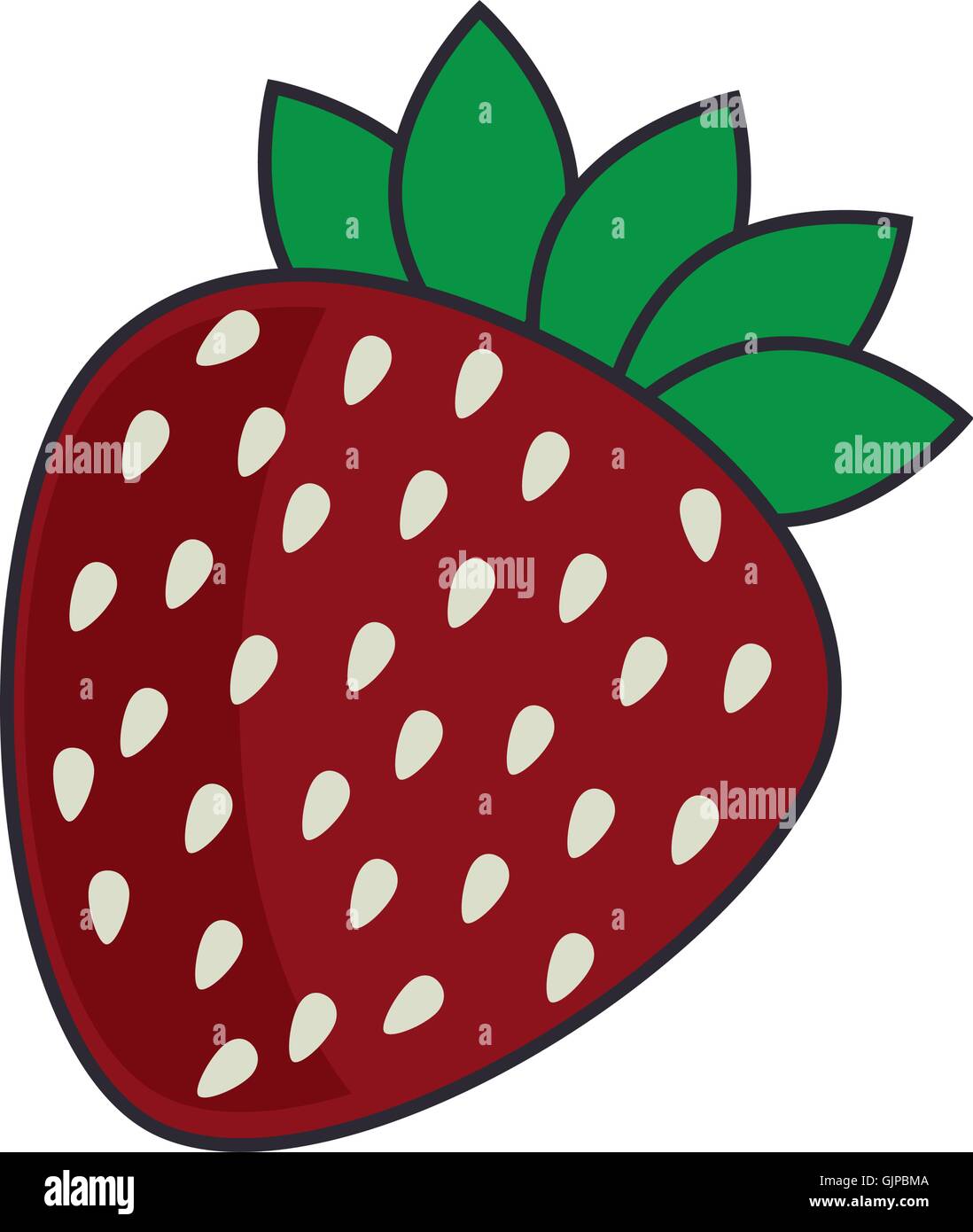 strawberry fruit food Stock Vector Image & Art - Alamy