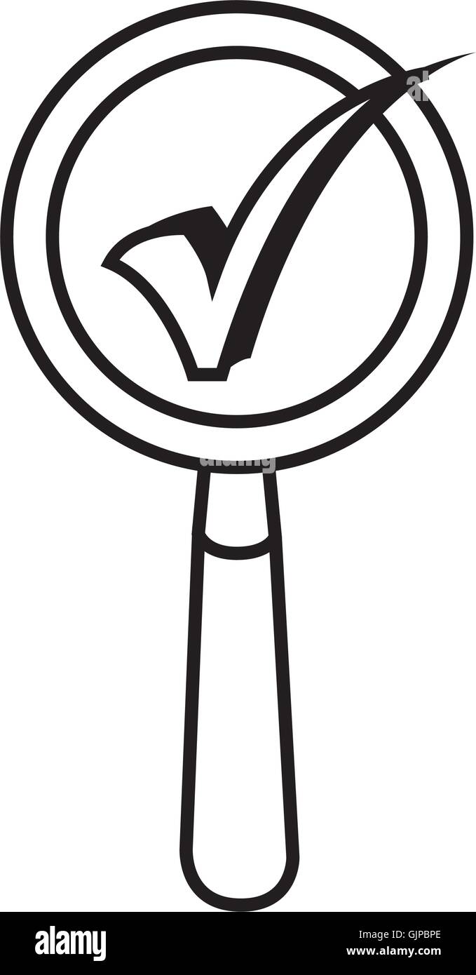 lupe magnifying glass Stock Vector Image & Art - Alamy