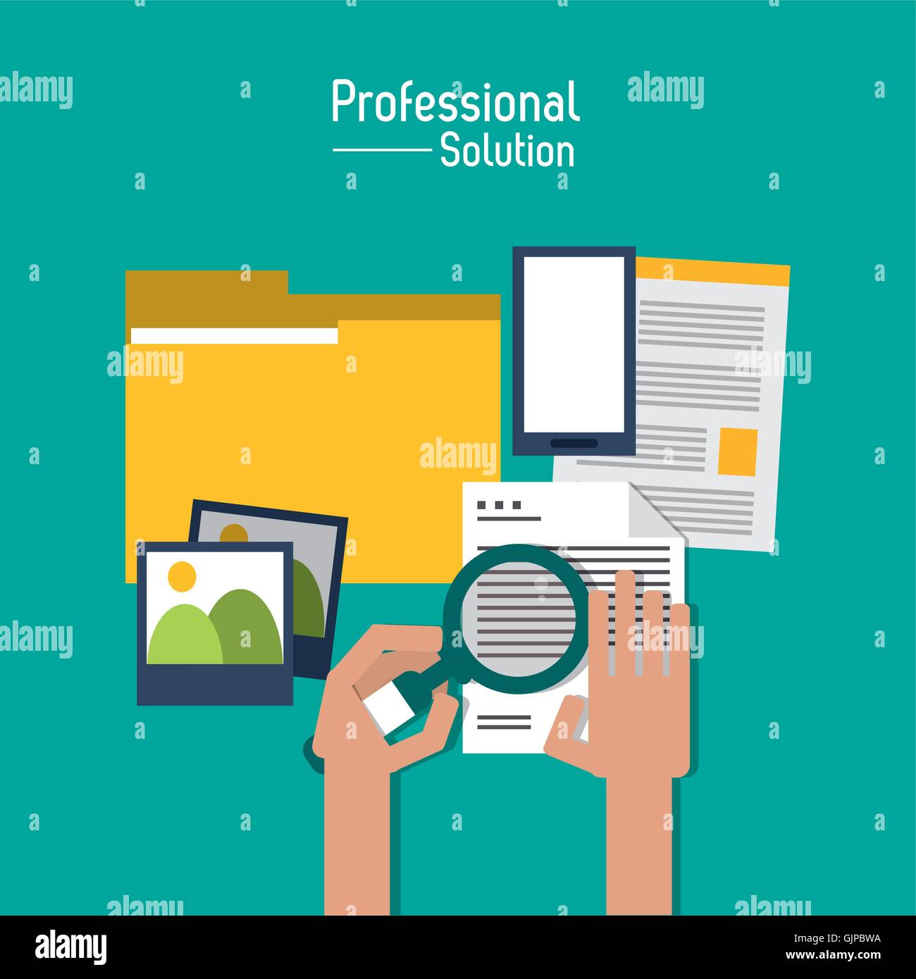 professional solution technology design Stock Vector Image & Art - Alamy