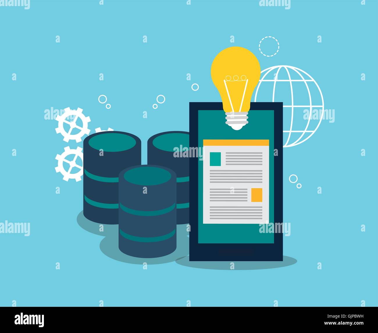 professional solution technology design Stock Vector Image & Art - Alamy