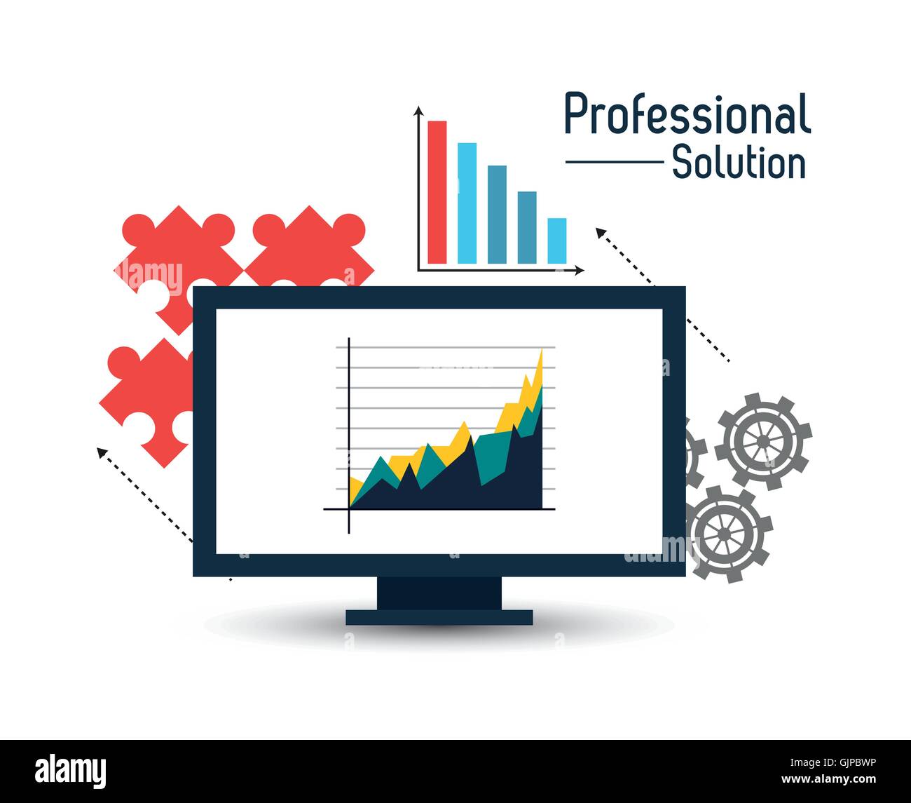 professional solution technology design Stock Vector Image & Art - Alamy