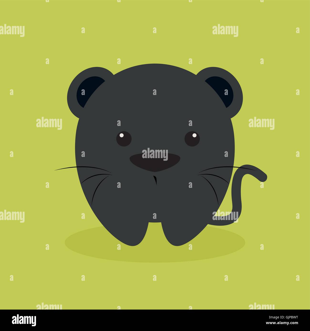 Cute Cartoon puma Stock Vector Image & Art - Alamy