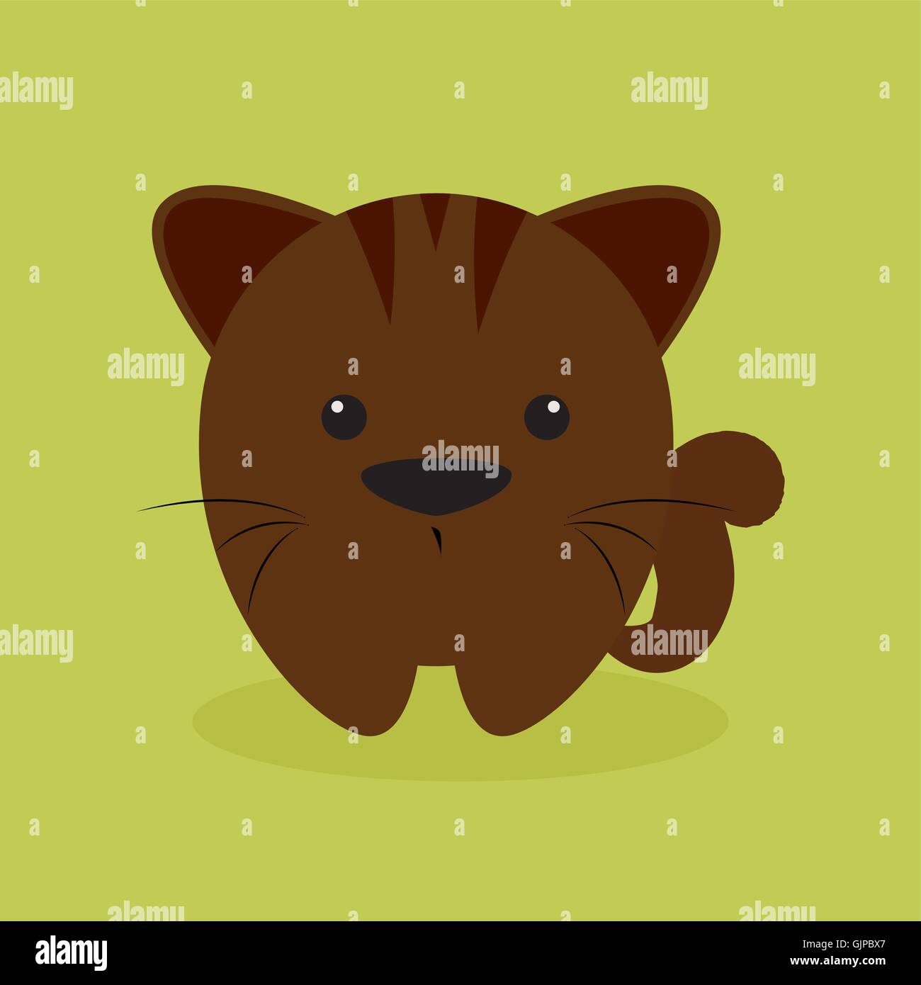 Cute Cartoon cat Stock Vector Image & Art - Alamy