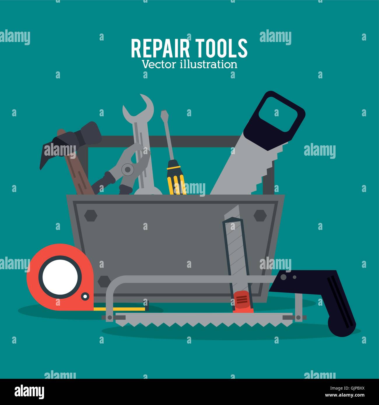 repair tools construction design Stock Vector Image & Art - Alamy
