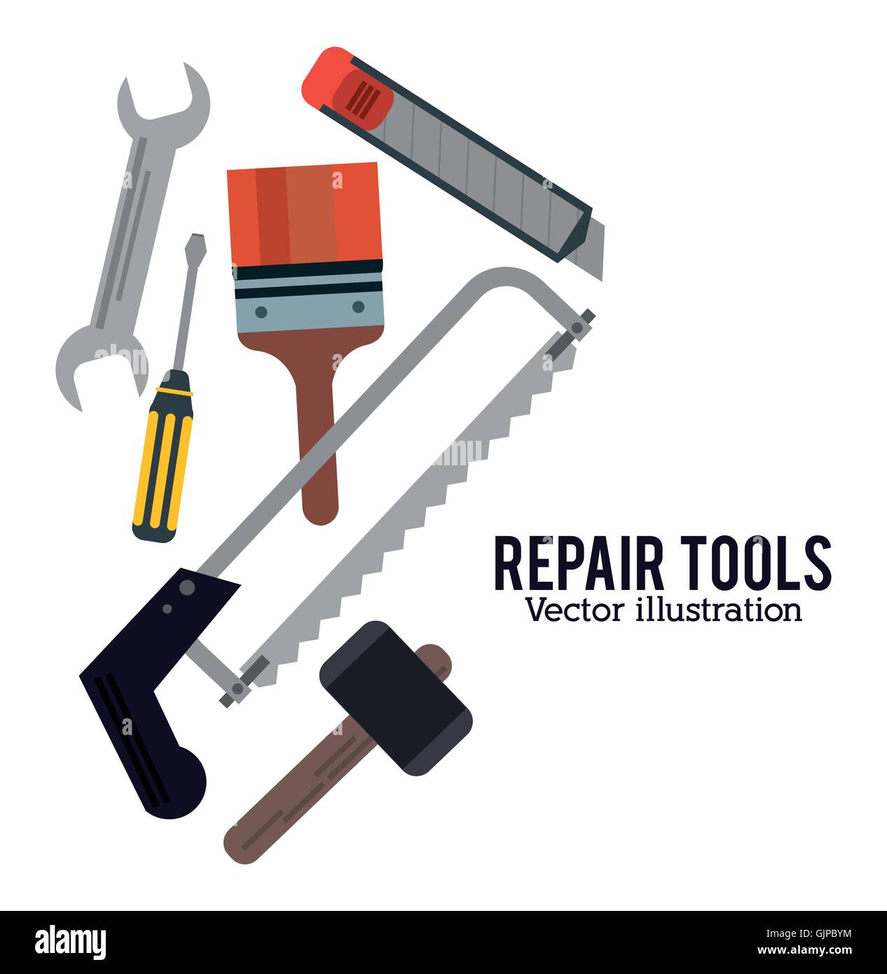 repair tools construction design Stock Vector Image & Art - Alamy