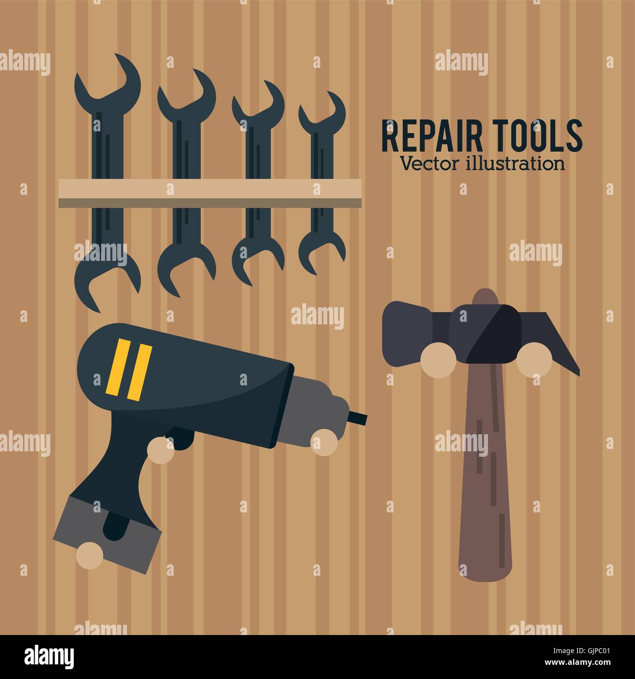 repair tools construction design Stock Vector Image & Art - Alamy