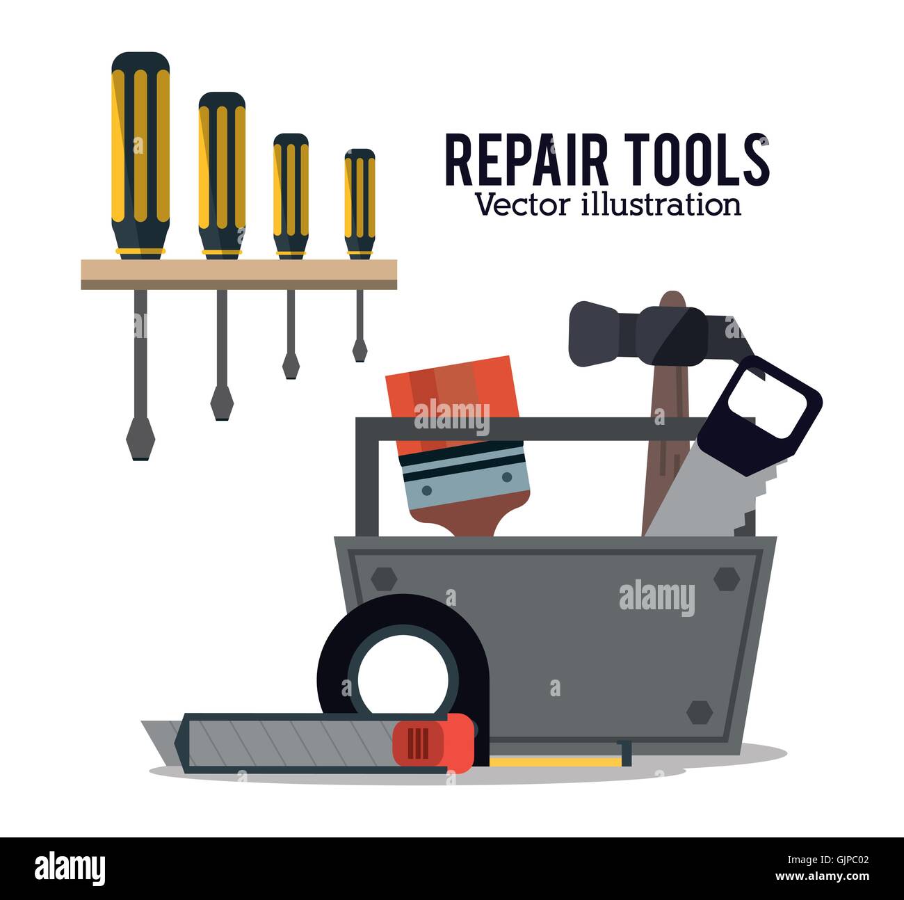 repair tools construction design Stock Vector Image & Art - Alamy
